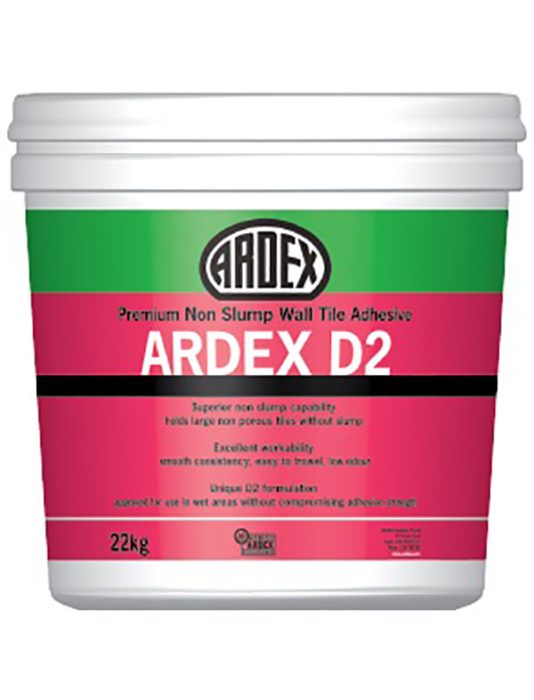 Ardex D2 Mastic 22kg Liquid | Ultimate Tiles