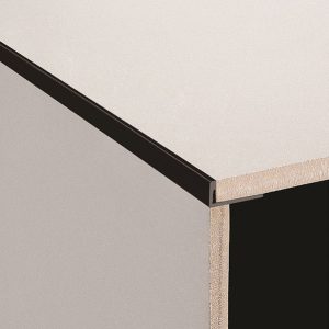 Aluminium I Shape Angle Matt Black 15MMX3M - Ultimate Tiles