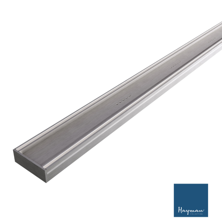 Hayman Aluminium Tile-In Drain 100Mm X 3M | Ultimate Tiles